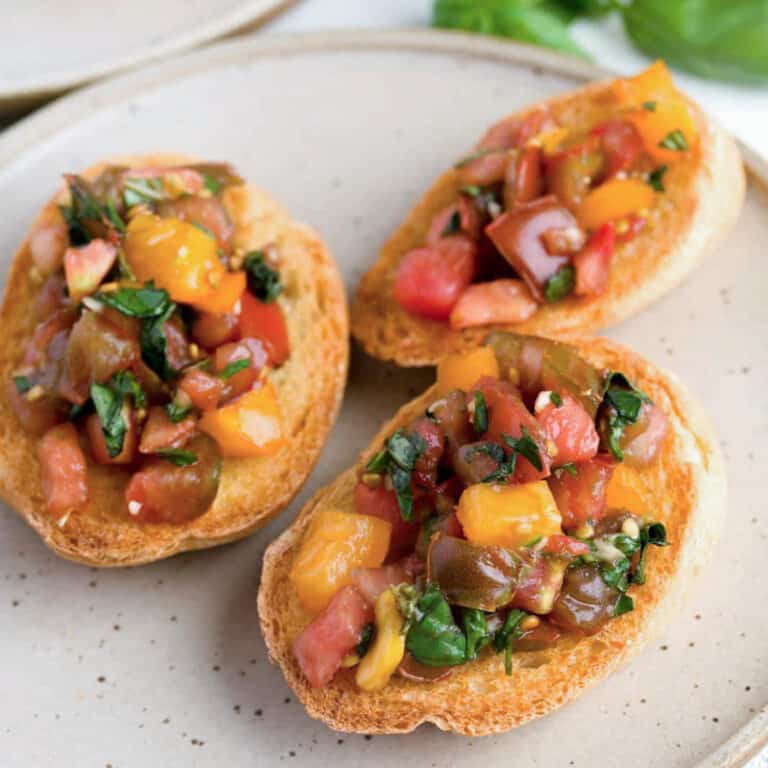Heirloom Tomato Bruschetta Recipe - A Fabulous Bite