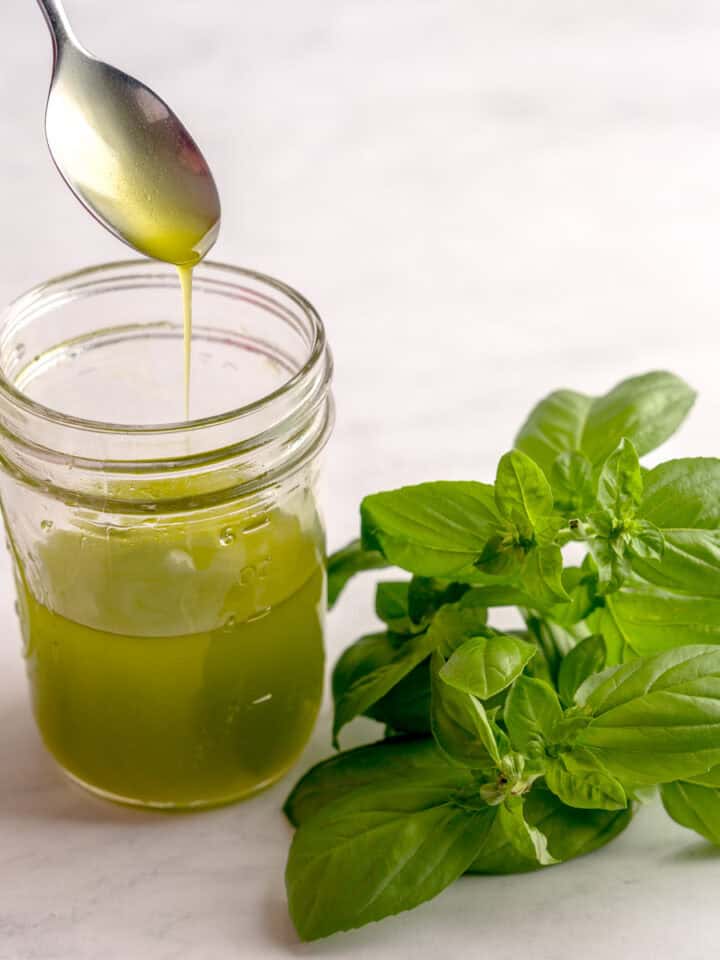 Easy Basil Simple Syrup - A Fabulous Bite