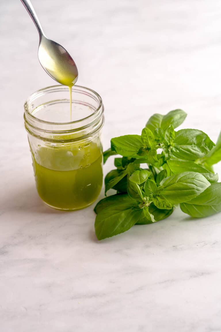 Homemade Basil-Infused Olive Oil - A Fabulous Bite