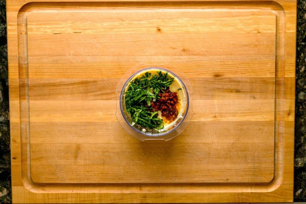 Whipped Ricotta Dip with Sun-Dried Tomatoes and Basil - A Fabulous Bite