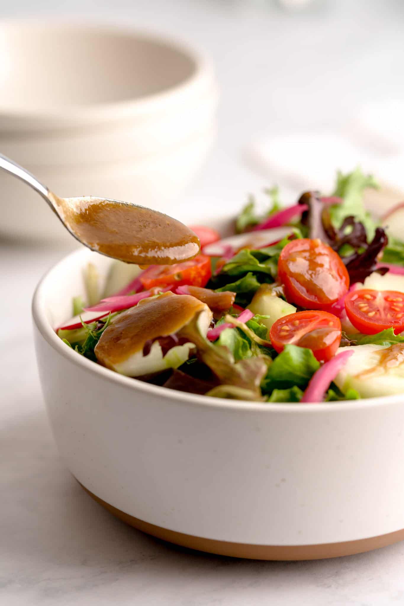 Roasted Garlic Balsamic Vinaigrette (Easy Homemade Dressing) - A ...